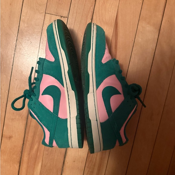 Nike | Shoes | Nike Dunks Retro Pink And Green | Poshmark